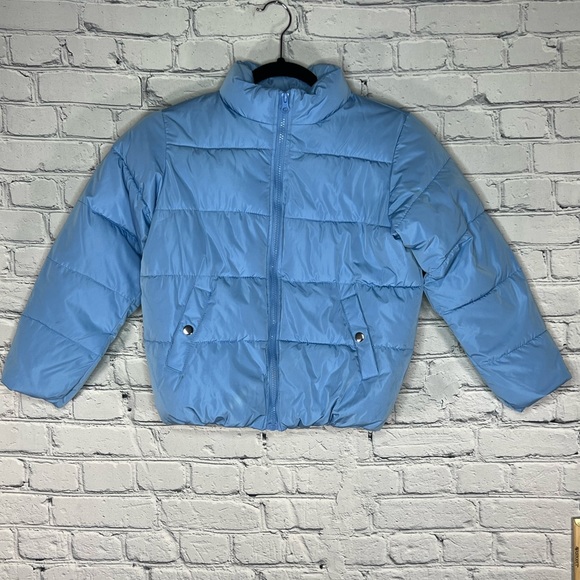 Forever 21 | Jackets & Coats | Forever 2 Girls Puffer Jacket Blue Size ...